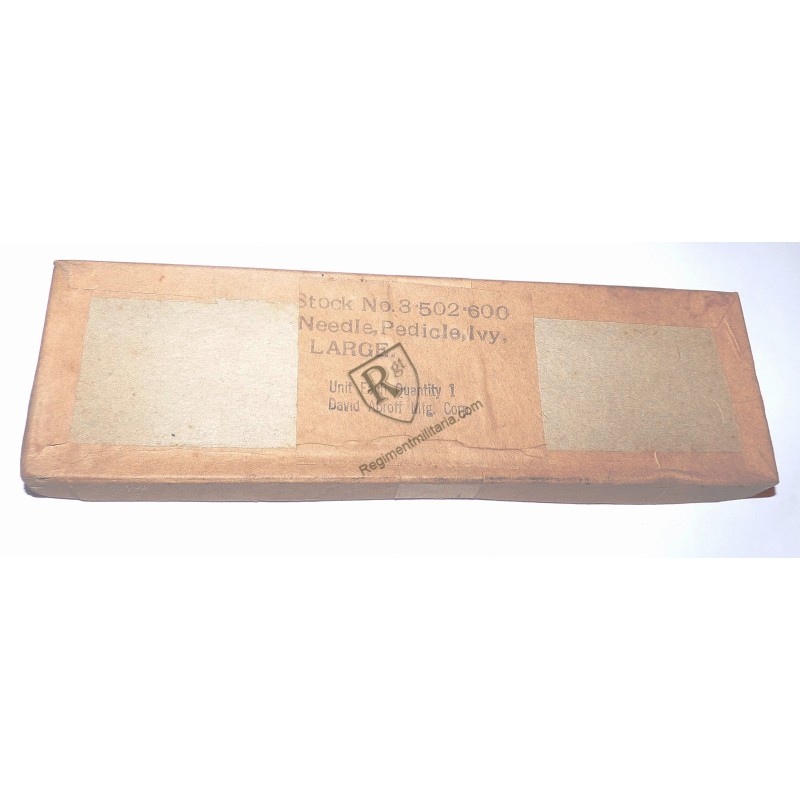 Boxed IVY PEDICLE NEEDLE Medical Dept US ARMY WW2