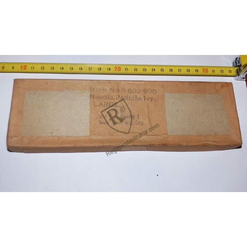Boxed IVY PEDICLE NEEDLE Medical Dept US ARMY WW2