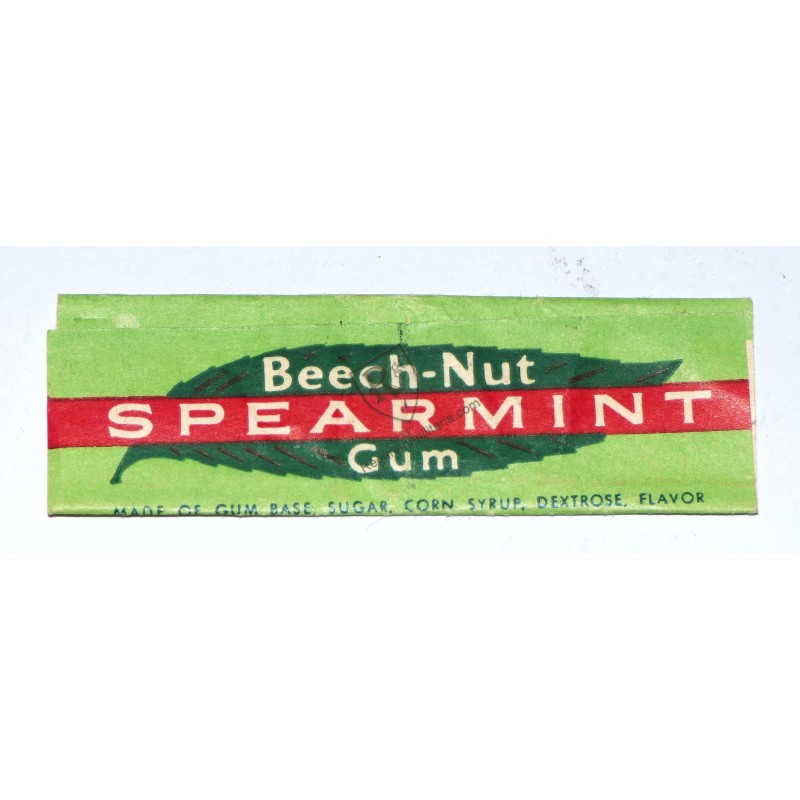 Chewing-gum BEACH NUT SPREARMINT - US ARMY WW2