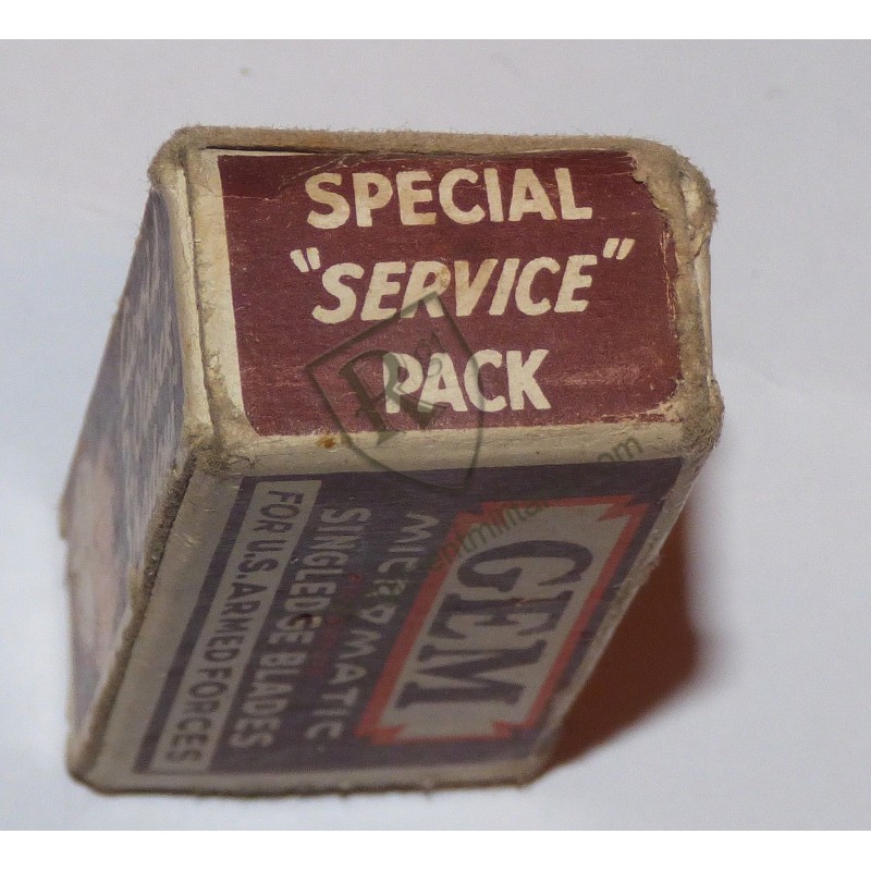 Razor blade GEM single edge for US Armed Forces