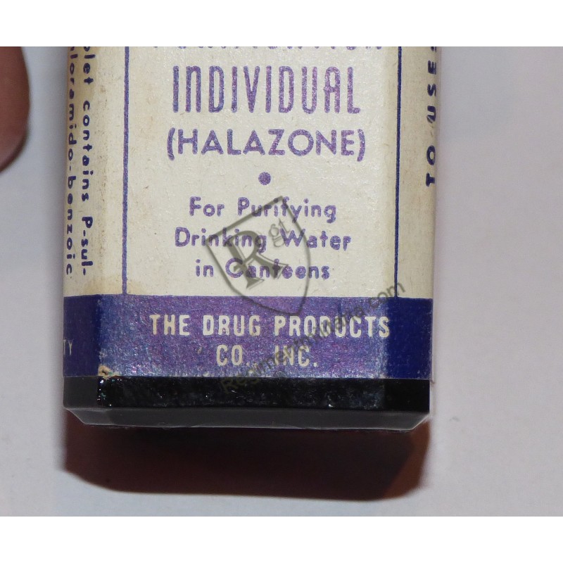 Halazone Water Purification Tablets